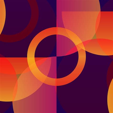 Premium Vector Gradient Circle Overlapping Layer Background