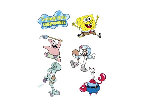 Spongebob Squarepants Characters Logo Png Vector In Svg Pdf Ai Cdr