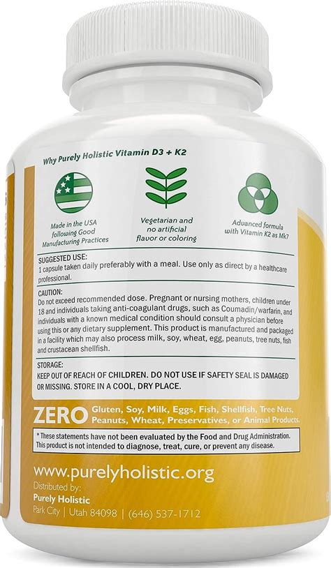 High Strength Vitamin D3 125mcg Vitamin K2 90mcg Mk7 4 Month Supply