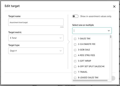 Targets In Assortments Nuorder Retail
