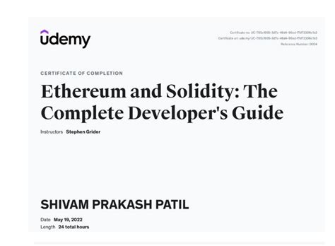 Shivam Prakash Patil On Linkedin Udemy Coursecompletion