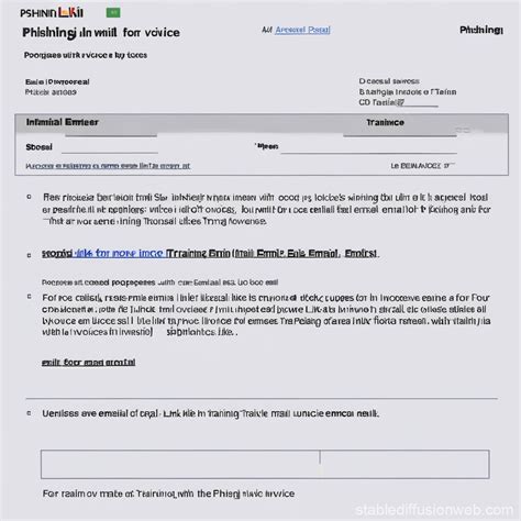 Phishing Invoice Email Stable Diffusion Online Phishing Invoice Email Stable Diffusion Online