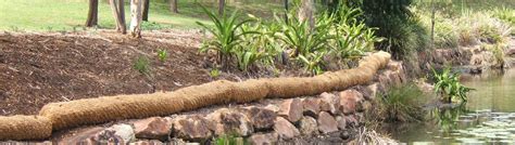 Erosion Control Matting Coir Log Geofabrics Australasia