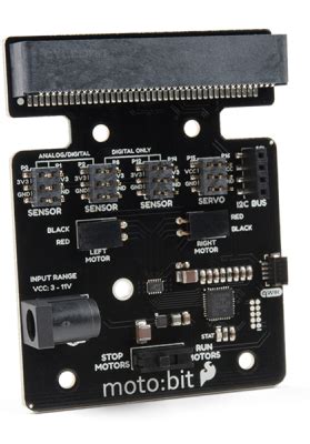micro bit moto bit Carrier Board Qwiic SparkFun Køb her 360 00 DKK