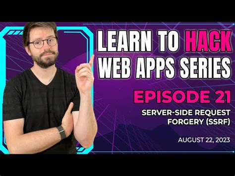 Free Video Learn To Hack Webapps Ssrf Server Side Request Forgery