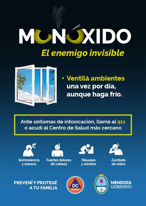 Recomendaciones en el hogar para evitar intoxicaciones con monóxido de