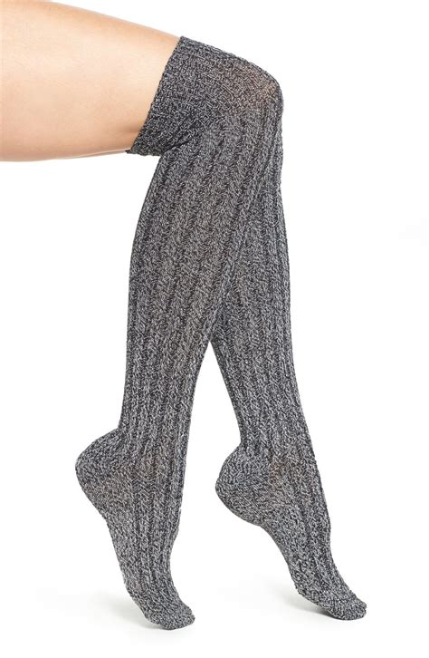 Nordstrom Sparkle Knit Over The Knee Socks Over The Knee Socks Otk Leg Warmers Knee High Sock