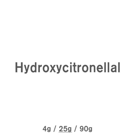Hydroxycitronellal Shuafㅣ슈아프 공식 홈페이지