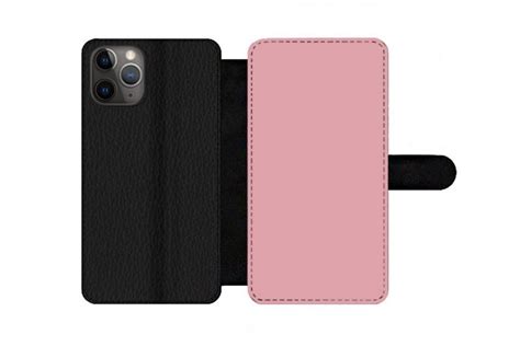 Muchowow Handyhülle Rosa Farben Innenraum Einfarbig Farbe