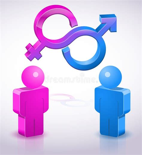 People Male And Woman Synbols Stock Vector Illustration Of Love Marriage 39056040