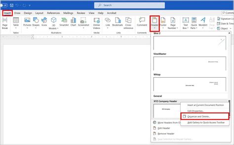 How To Create Reusable Headers And Footers In Microsoft Word