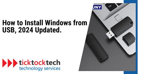 How To Install Windows From Usb Updated Computer Repair Ticktocktech
