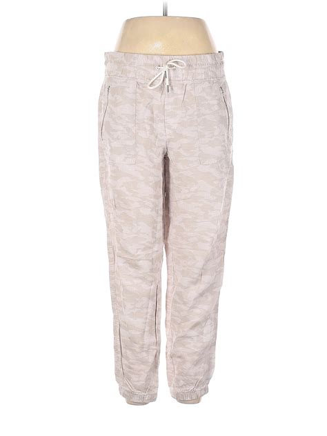 Athleta 100 Linen Tan Linen Pants Size 12 59 Off ThredUP