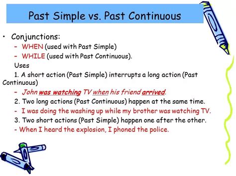 Past Simple Past Continuous Test