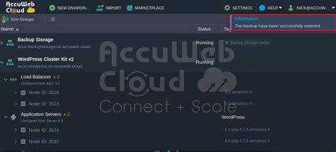 How To Install And Enable Database Backup Restore Add On Accuweb Cloud