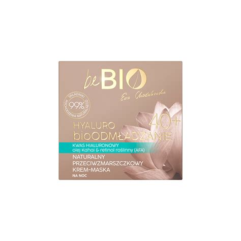 Naturalny krem maska do twarzy na noc HYALURO bioODMŁADZANIE ml BeBio Cosmetics
