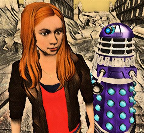 Pond And The Dalek By Dalekcaan1 On Deviantart