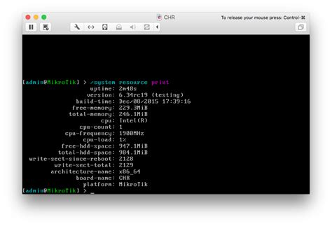 Manual CHR VMWare Installation MikroTik Wiki