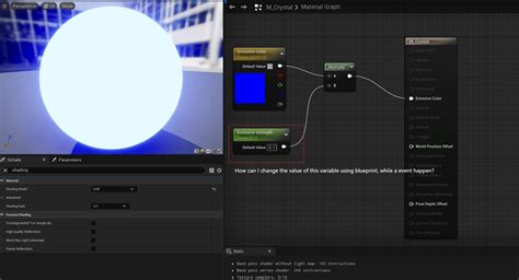 Is There Any Way To Control The Emissive Color Intensity With Blueprint