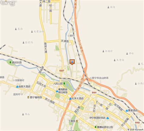 西宁市城北区地图