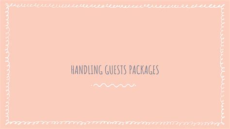 SOLUTION Handling Guest Packages Studypool