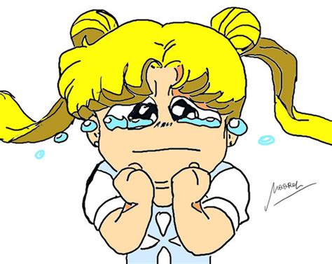 Crying Usagi By Maarel On Deviantart