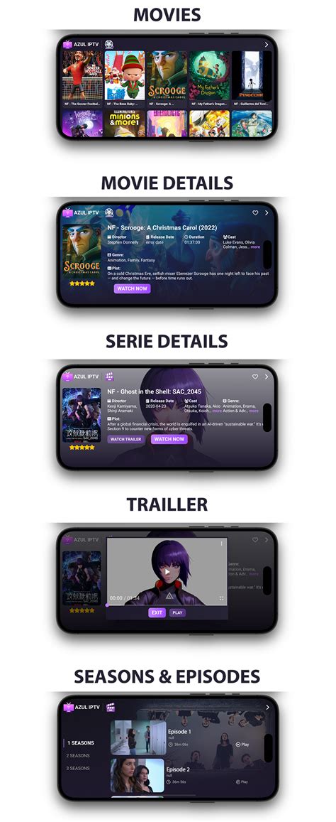 azul iptv xtream multiple format flutter appmobile and code market