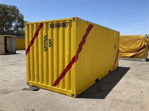 20 Ft Container S N Sers 000007 Gvm 12100kg Tare 5100kg Saddle