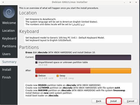 How To Install Debian On Virtual Box VITUX