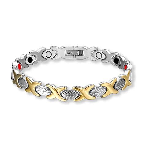 건강 에너지 자석 걸쇠 치료 양자 자석 팔찌 건강 티타늄 자석 팔찌 남성용 인쇄제품