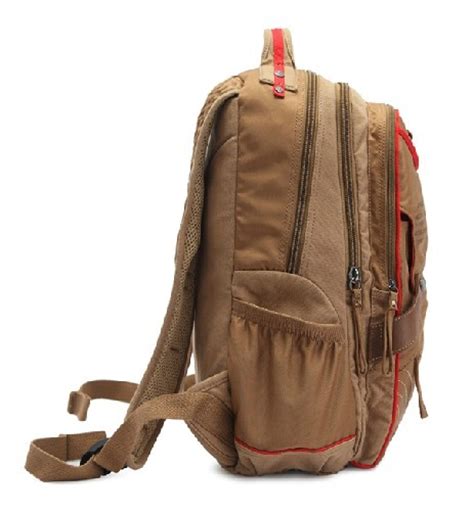 Vintage Military Canvas Rucksack Khaki Retro Canvas Rucksack Backpack