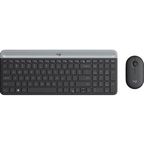 Logitech Mk470 Keyboard And Mouse Usb Wireless Rf Keyboard Keypad Color Graphite Usb