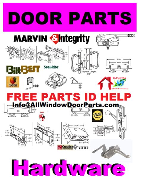 Window And Door Parts California Marvin Integrity Biltbest Hardware