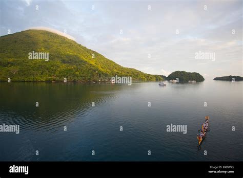 Boat Banda Neira Indonesia Stock Photo Alamy