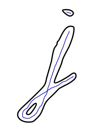 Finding A Single Path Down The Centre Of Text Issue 434 Opentypejs