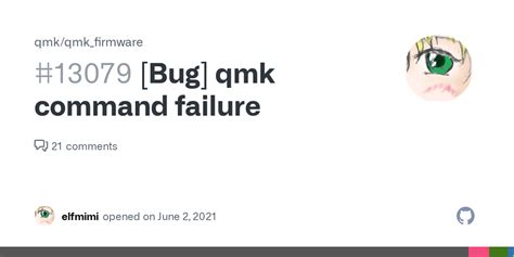 Bug Qmk Command Failure Issue Qmk Qmk Firmware GitHub
