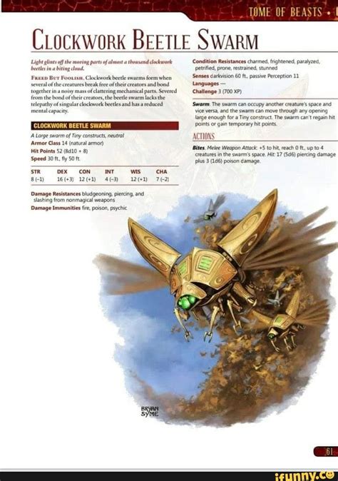 An Article About The Clockwork Beetle Swarm In Star Wars Ii With