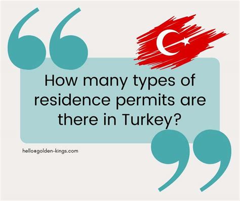 Types Of Residence Permits In Turkey Golden