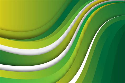 Green Yellow Gradient Wave Abstract Banner 47013785 Vector Art At Vecteezy