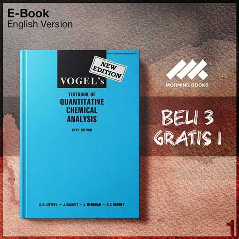 Vogels Textbook Of Quantitative Chemical Analysis 5th Edition