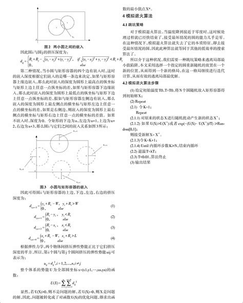 改进的模拟退火算法及其在装填问题中的应用 参考网