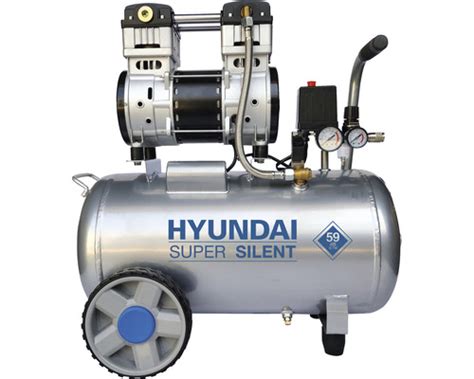 Kompressor Hyundai Silent SAC55753 8 Bar, 50 Liter | HORNBACH