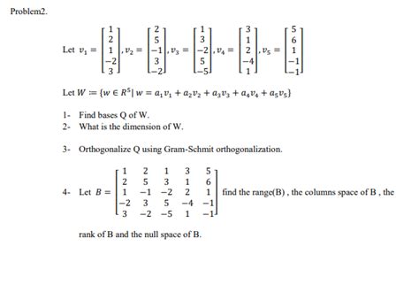 Problem Let Chegg