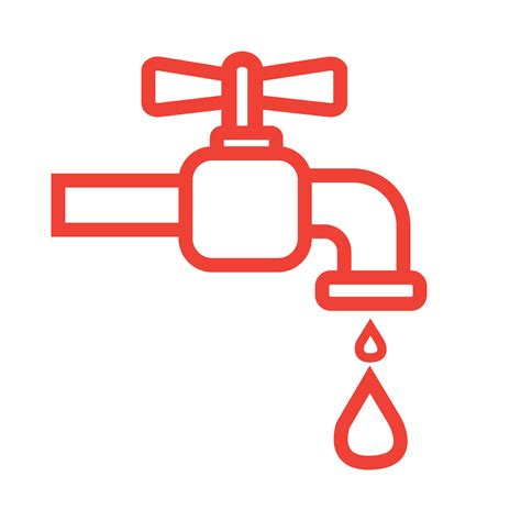 Tap Water Line Icon Symbol Concept Outline Vector Illustration 42125275 Vector Art At Vecteezy