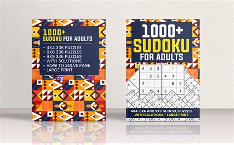 1000 Sudoku For Adults 4x4 6x6 And 9x9 Sudoku Puzzles With Solutions