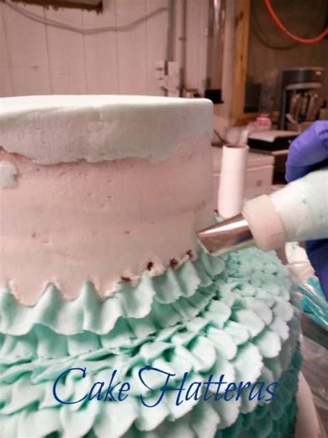 Buttercream Ombre Ruffles Cake