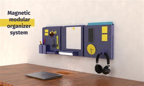Magnetic Modular Organizer System On Behance