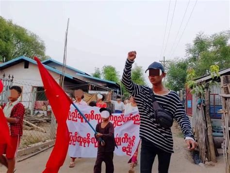 အားမာန်သစ် လူထု သပိတ်‌ စစ်ကြောင်းက စစ်အာဏာရှင် တော်လှန်ရေး ချီတက် ဆန္ဒပ