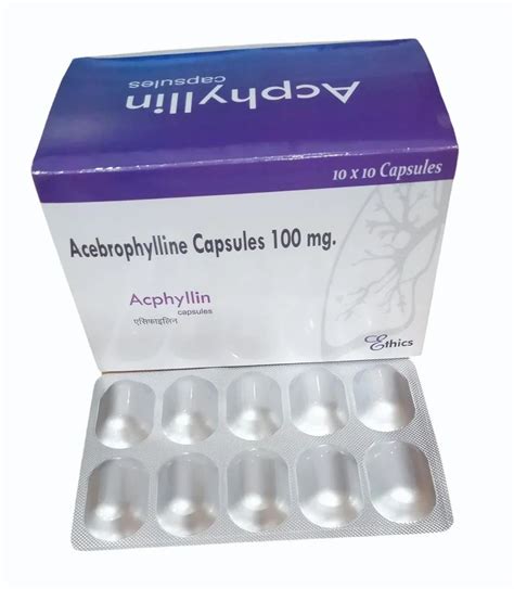 Acebrophyllin 100 Mg Capsules At ₹ 800 Box In Panchkula Id 6201537991