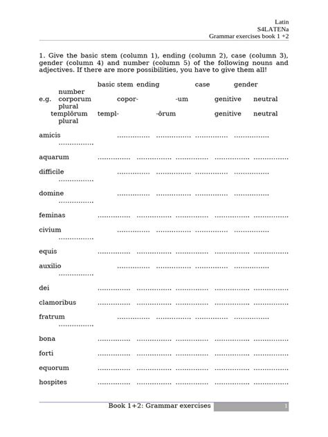 Grammar Exercises Book 12 Pdf